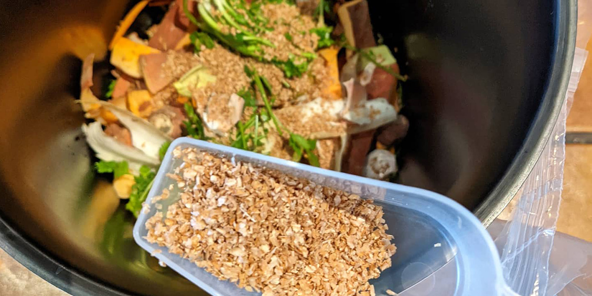 Bokashi anaerobic fermentation of waste or continuous composting