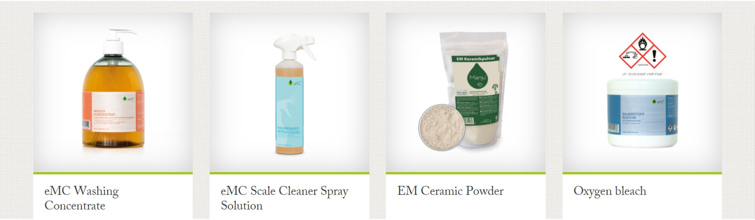 Effective microorganisms products for the eco-friendly households
